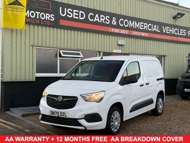 2020 70 VAUXHALL Combo 1.6 Turbo D 2300 Sportive Panel Van 4Dr Diesel ...