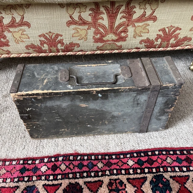WWI WW1 GERMAN Military Army Maxim MG-08 MG08 Wooden Box Crate ...