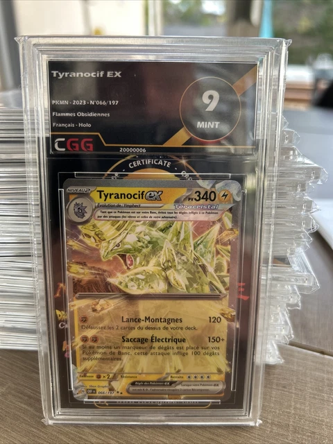CARTE POKÉMON TYRANOCIF Ex 066/197 Flamme Obsidienne Fr CGG 9 EUR 15,00 - PicClick IT