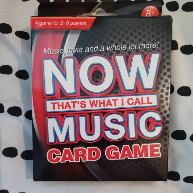 NOW THAT'S WHAT I CALL MUSIC Trivia Card Game 2-6 Players Age 8+ **NEW ...