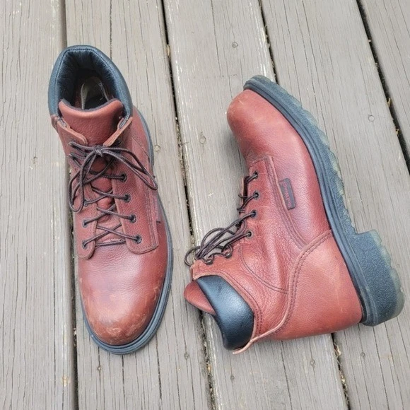 VINTAGE 90S Y2K Red Wing Shoes 2406 Supersole 6" Safety Toe Lace-up ...