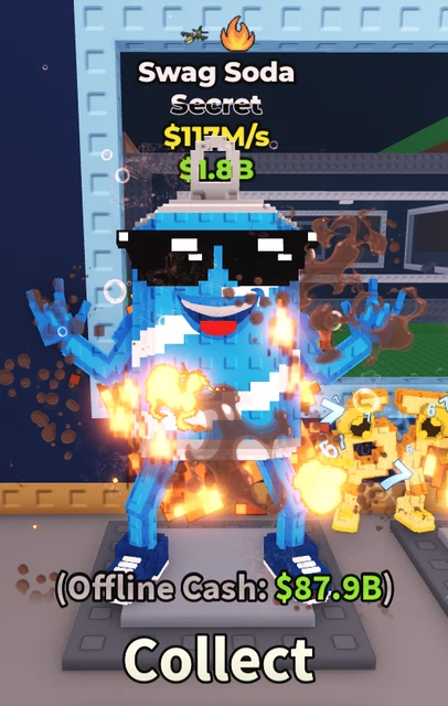 🔥 STEAL A Brainrot 💎 [$117M/s] Swag Soda 💰 ULTRA RARE $26.57 - PicClick CA