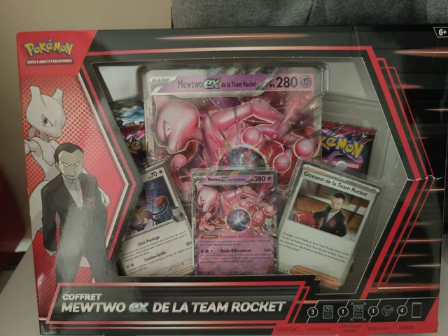 POKÉMON 🇫🇷 COFFRET de la Team Rocket| Mewtwo EX Rivalité Destiné ...