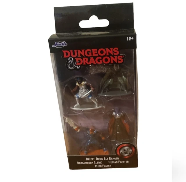 NEW DUNGEONS & Dragons Jada Toys Die Cast Miniature Figurines Drizzt ...