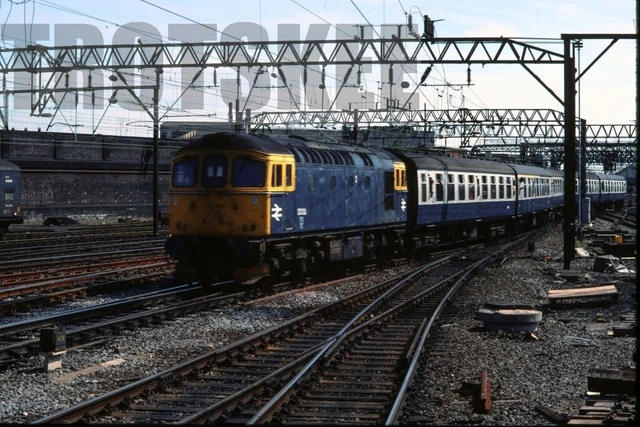 35MM SLIDE BR British Railways Diesel Loco Class 33 33033 1984 Original ...