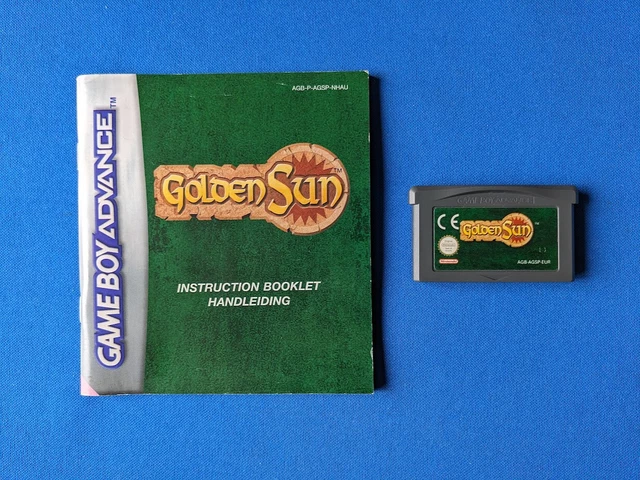 GOLDEN SUN GAMEBOY Advance PAL UK Genuine Cartridge Tested & Manual £32 ...