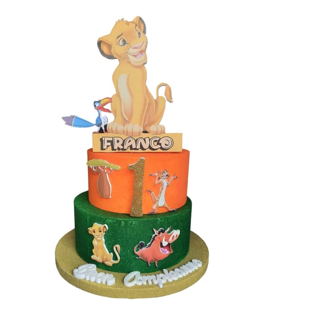 TORTA SCENOGRAFICA IN Polistirolo Il Re Leone Simba Decorazione ...
