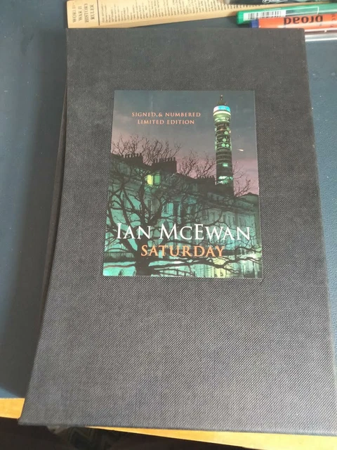 IAN MCEWAN SATURDAY signed limited first edition in slipcase. 198/1500 ...