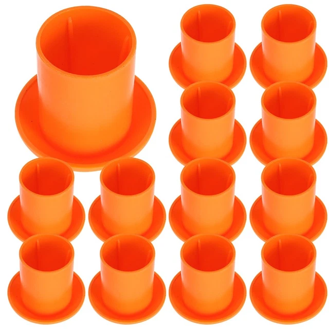 40PCS REBAR CAPS Plastic Rebar Mushroom Caps Protector for Construction ...
