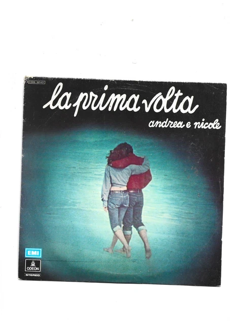 ANDREA E NICOLE - Disco 45 Giri " La Prima Volta " (1976) Disco Nuovo ...