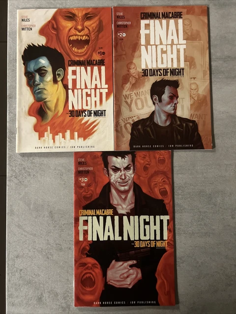 DARK HORSE IDW Comics Criminal Macabre: Final Night 30 Days of Night #1 ...