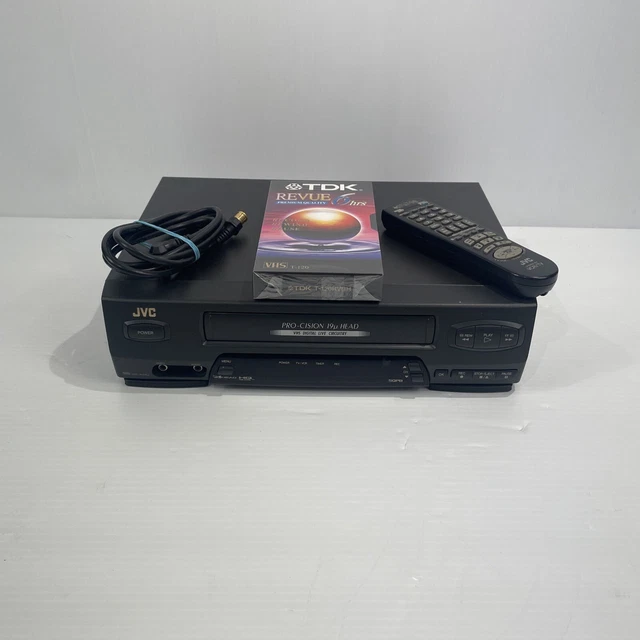 JVC HR-A34U 4 HD VCR VHS Pro-Cision 19u Recorder Player With Remote ...