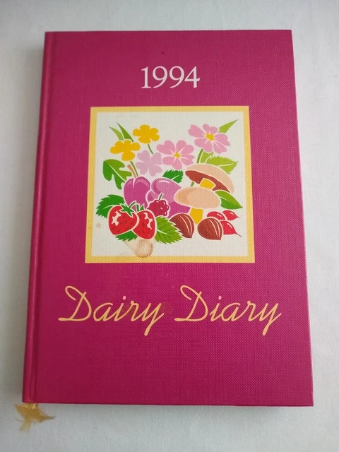 DAIRY DIARY 1994 Milk Marketing Board Vintage Hardback Book £6.50 ...