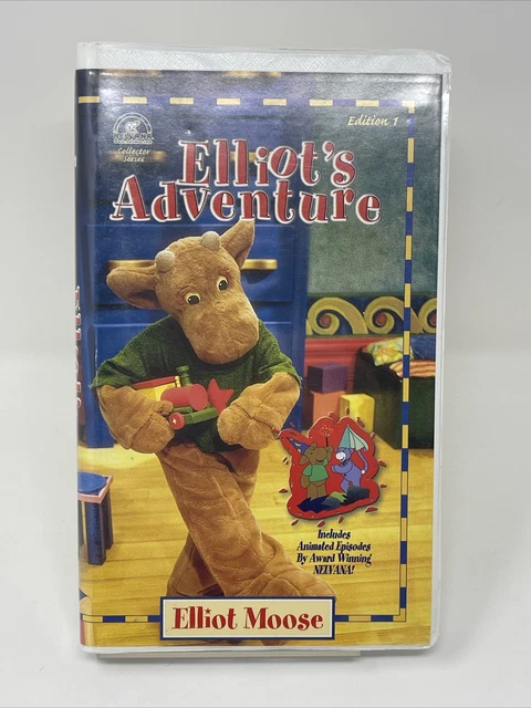 ELLIOT MOOSE - Elliot's Adventure - Edition 1 VHS 1998 FAMILY RETRO ...