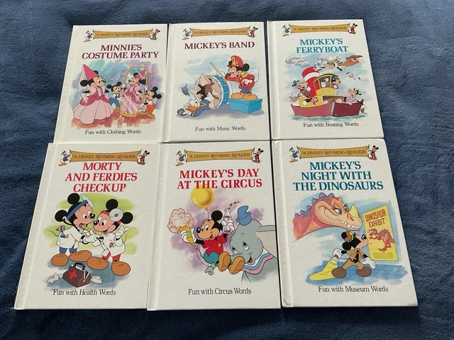 GROLIER DISNEY RHYMING READER x 6 £13.20 - PicClick UK