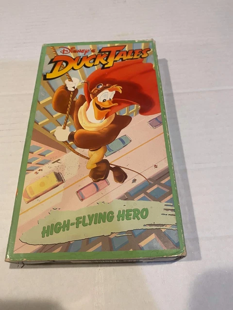 DISNEY'S DUCK TALES DuckTales HIGH FLYING HERO Vhs Video Tape Walt ...