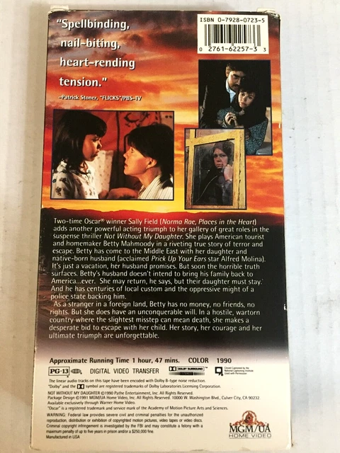 NOT WITHOUT MY Daughter VHS tape Ships Same Day With Tracking £8.76 ...