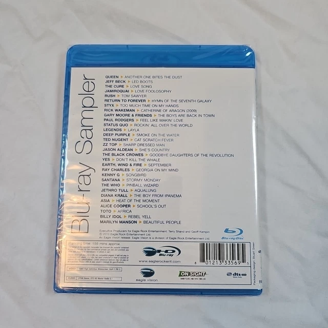 EAGLE VISION 2010 HD Blu-ray Sampler 30 Artists New Sealed $47.99 ...