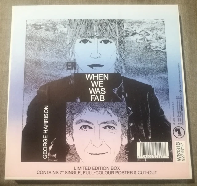GEORGE HARRISON WHEN We Was Fab Orig Limited EDIT 7' Box NEW Beatles ...