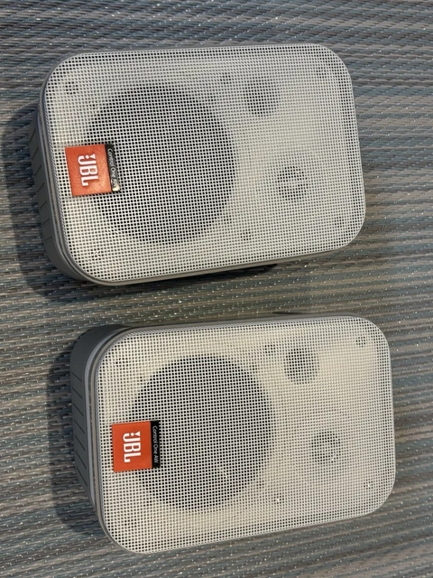 JBL CONTROL ONE Bookshelf Speakers White And grey £57.92 - PicClick UK
