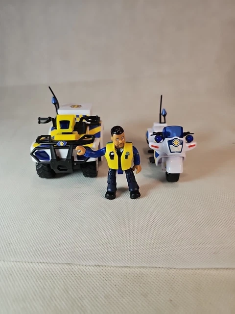 CBEEBIES FIREMAN SAM Bikes And Figure Toy Bundle £17.50 - PicClick UK