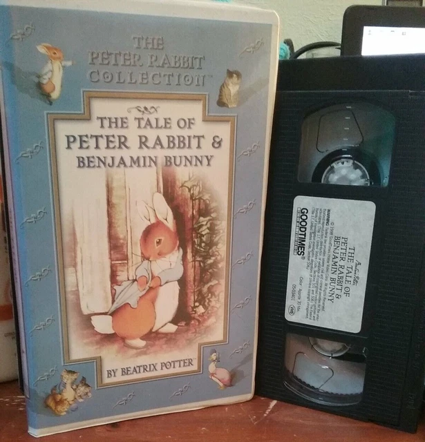THE TAIL OF PETER RABBIT & BENJAMIN BUNNY (VHS,1998) BY BEATRIX POTTER ...
