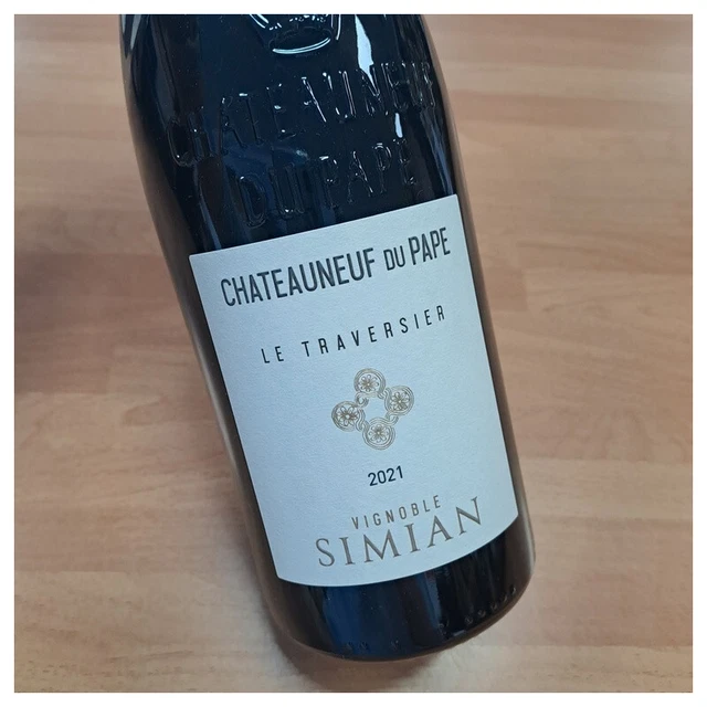 CHÂTEAUNEUF-DU-PAPE ROUGE LE Traversier 2021 Château Simian EUR 32,90 ...
