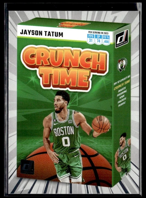JAYSON TATUM 2023-24 Donruss Crunch Time #10 Inserto Boston Celtics EUR ...
