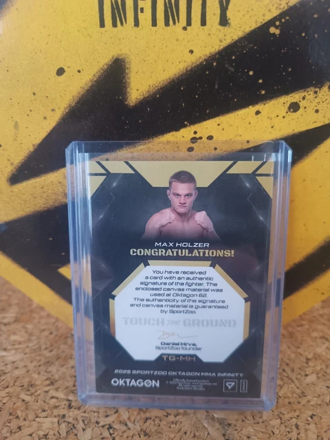 OKTAGON INFINITY MMA 2025 Card Karte max Holzer EUR 70,00 - PicClick DE
