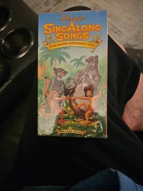 VINTAGE DISNEY'S SING Along Songs VHS The Bare Necessities VHS TESTED £ ...