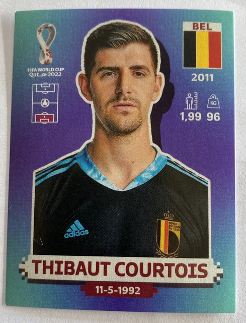 FOOT QATAR WC 2022 panini Thibaut Courtois Belgique BEL 3 Football ...