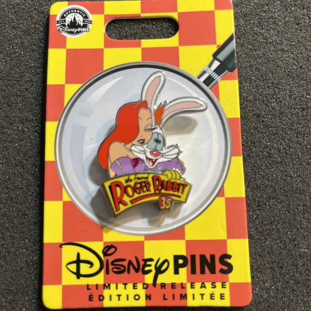 DISNEY PIN AUTHENTIC Who Framed Roger Rabbit 35 Jessica Rabbit Hugging ...