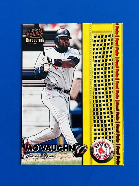 CARTE DE BASEBALL pôle fautif 1998 Pacific Revolution Mo Vaughn Red Sox ...