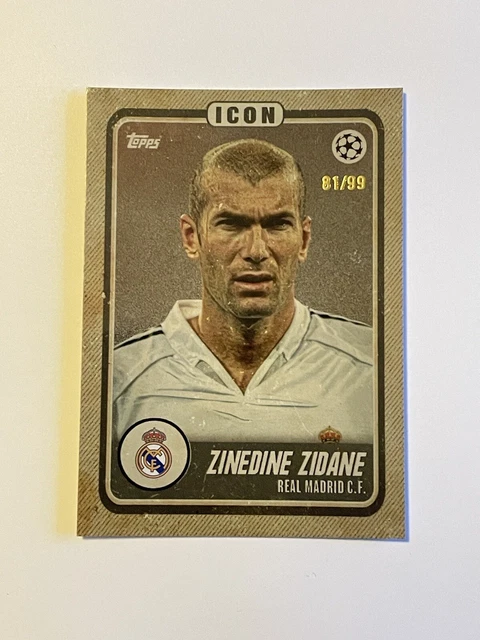 JAMAL MUSIALA PLATINUM Curated Set - Zinedine Zidane Icon Card Numbered ...