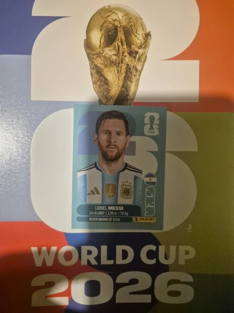 PANINI FIFA WORLD Cup 2026 Lionel Messi Sticker #ARG17 £0.11 - PicClick UK