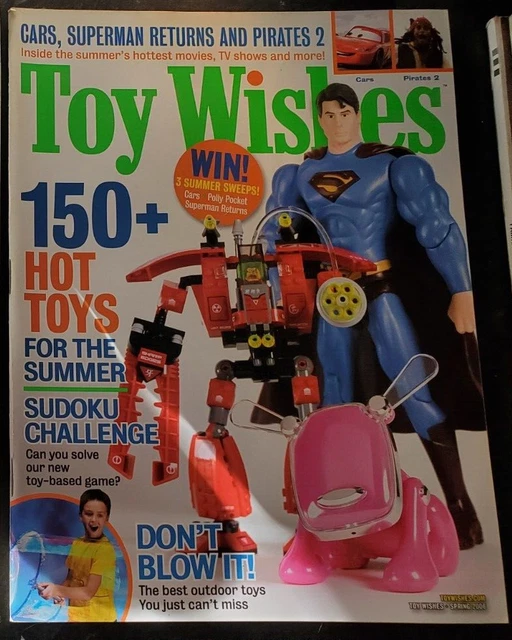 TOY WISHES MAGAZINE 2006 Spring ~ Superman Returns, Cars, Pirates of ...