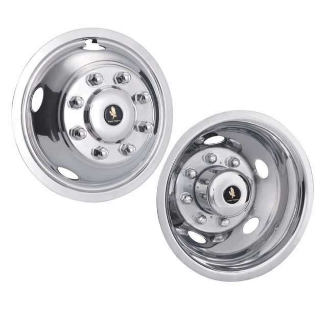 17& CHEVY Gmc 3500 Dually Wheel Simulators Hubcaps 2008-2023 snap on ...