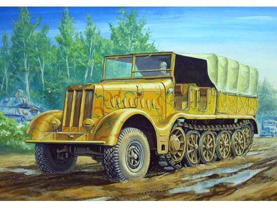 TRUMPETER 07203 1:72 Sd.Kfz.9 Famo Plastic Model Kit EUR 18,98 ...