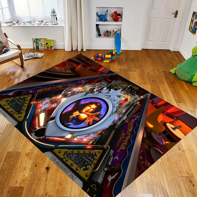 PINBALL PLAYFIELD RUGS,PINBALL Rug,Cool Rug,Game Rug,Gamer Rug,Theatre ...