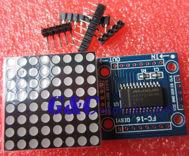 MAX7219 DOT MATRIX module Arduino microcontroller module DIY KIT M67 $2 ...