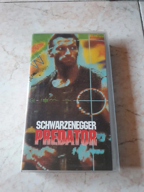VHS SCHWARZENEGGER PREDATOR 1987 20th CENTURY FOX VIDEO VIDEOCASSETTA ...