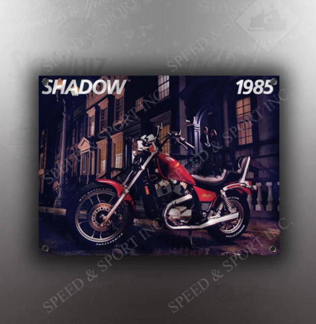VINTAGE HONDA 1985 Shadow Motorcycle Banner $29.99 - PicClick