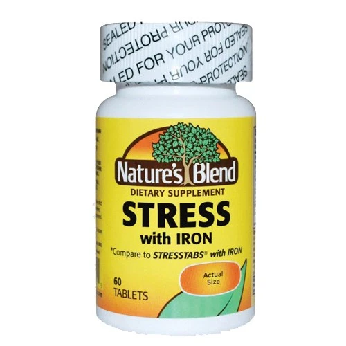 STRESS FORMULA WITH Iron 60 Tabs by Nature's Blend £20.38 - PicClick UK