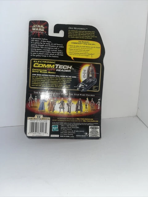 HASBRO STAR WARS Episode 1 Commtech Chip Ody Mandrell w/ otoga 222 Action Figure EUR 3,72 ...