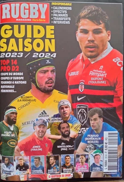 GUIDE SAISON 2023-2024 - Rugby hors série 35h EUR 3,00 - PicClick FR