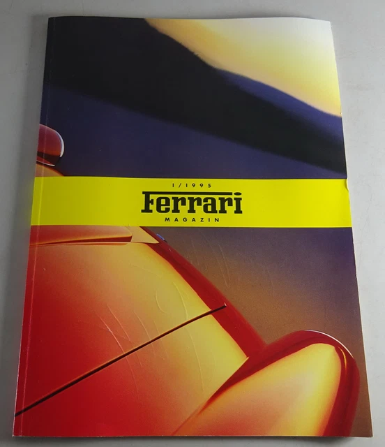 PROSPECTUS / MAGAZINE Ferrari Magazine No. I / 1995 EUR 22,32 - PicClick FR