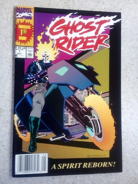 GHOST RIDER COMIC Book #1 May 1990 First Danny Ketch Appearance ...