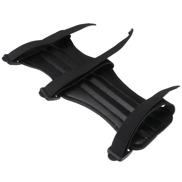 ARCHERY ARM GUARD PU Adjustable Forearm Protector (Black) £5.58 ...