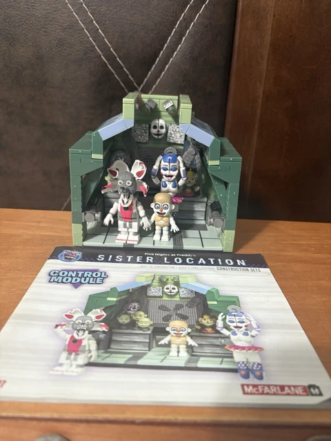 FNAF FIVE NIGHTS Sister Location Primary Control Module McFarlane Set ...