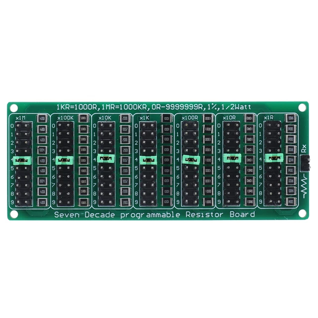 PROGRAMMABLE RESISTOR BOARD 0R-9999999R Adjustable Resistance Module ...